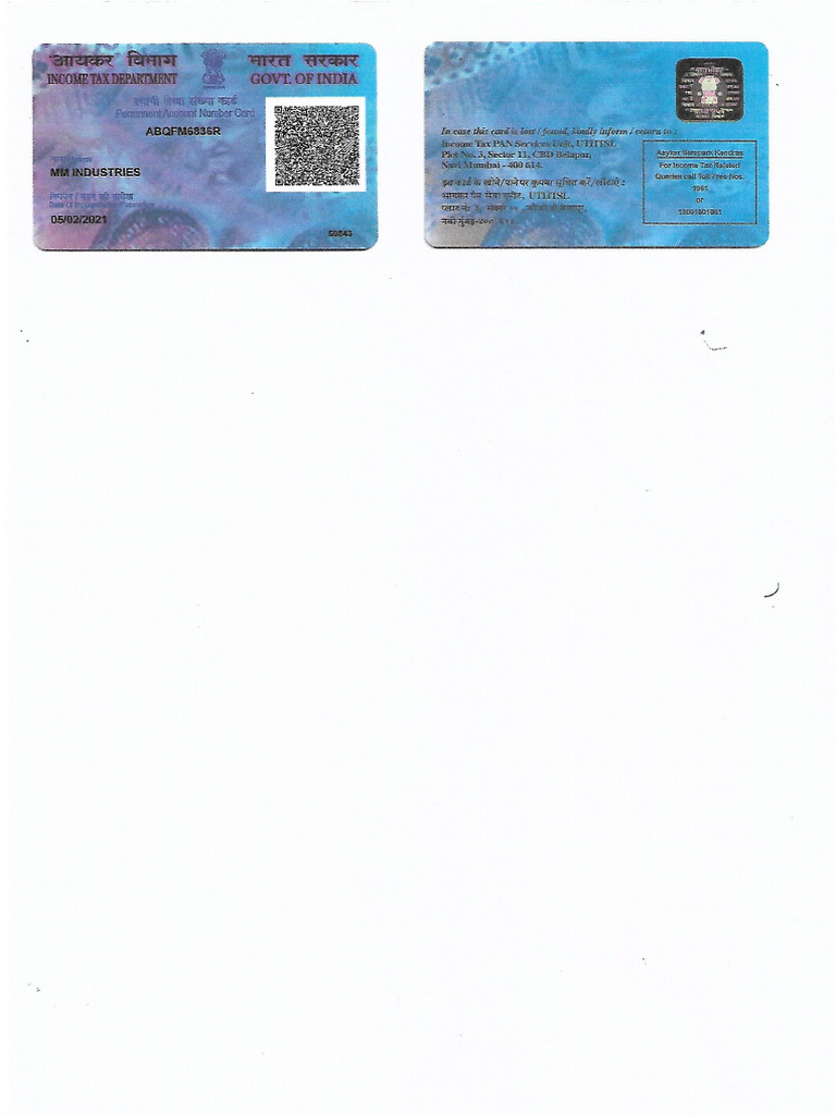 Pan Card | PDF