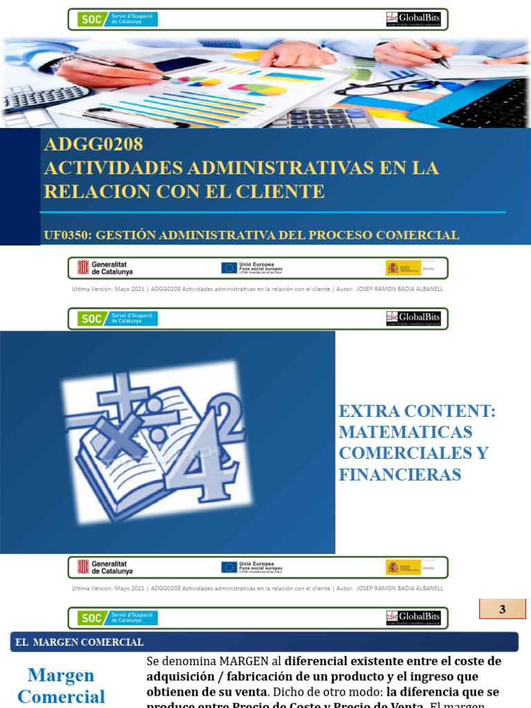 4. MATEMATICAS COMERCIALES | PDF | Porcentaje | Business