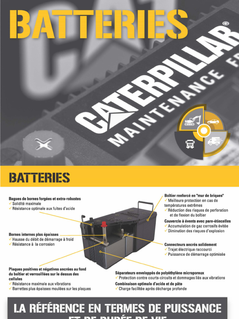 Depliant - Batterie For CAT Equipment | PDF