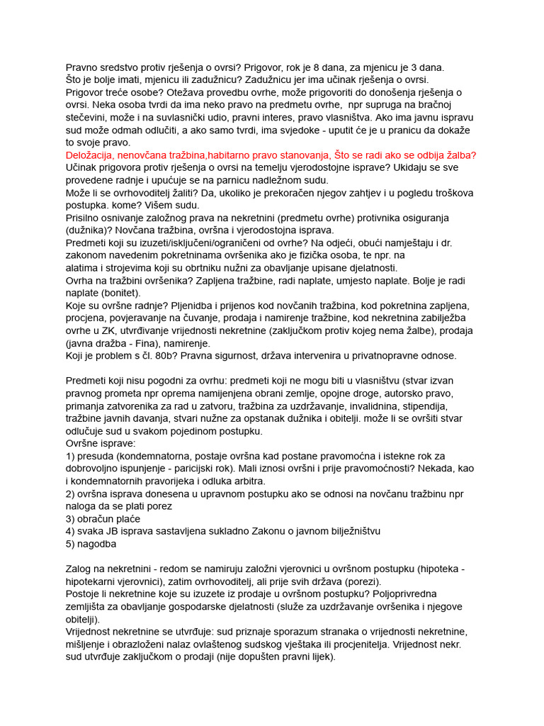 Ovrsno Pravo | PDF