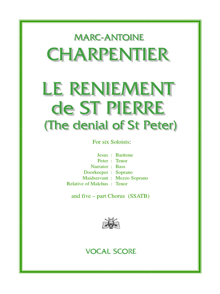 Reniement de ST - Pierre Charpentier | PDF