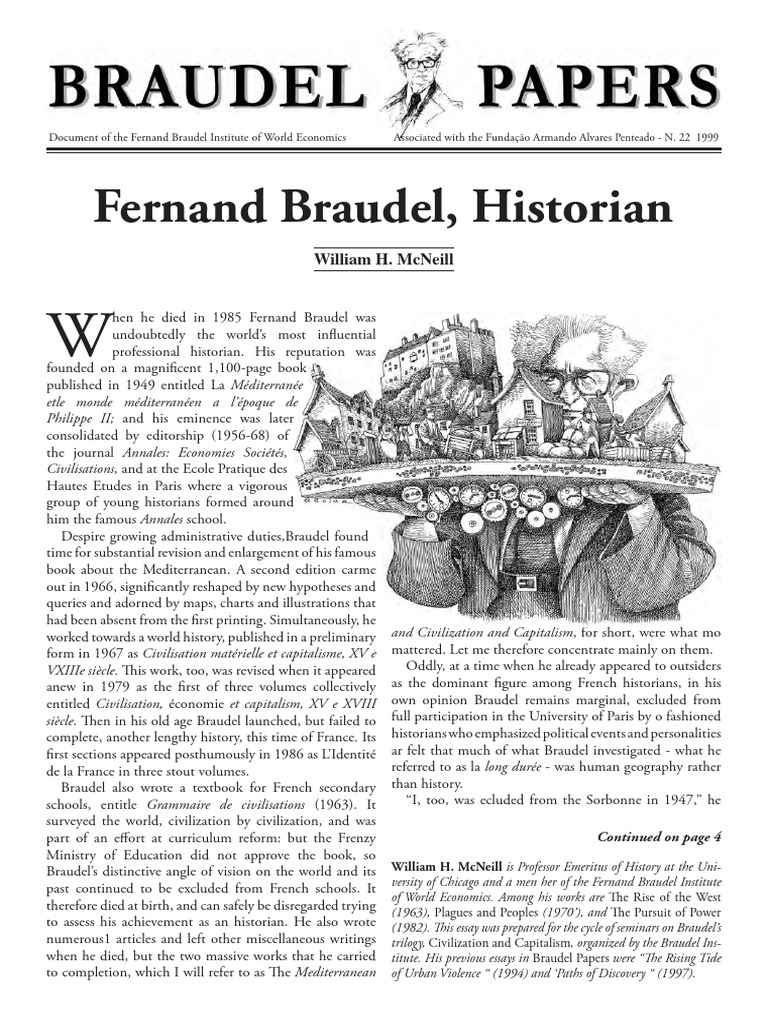 Fernand Braudel Histotiador Bp23 en | PDF