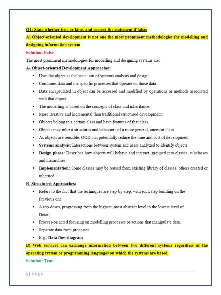 MIS Final Exam Review and Key Concepts | PDF | Customer Relationship ...