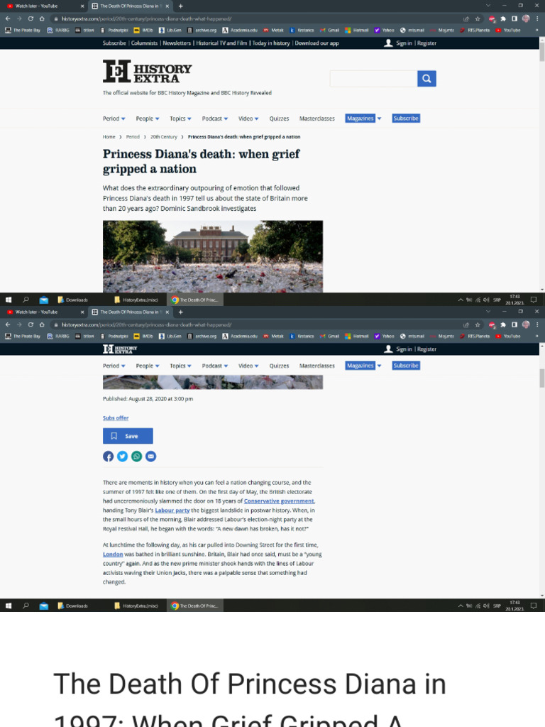 The - Death.of - Princess.Diana. (1997) When - Grief.Gripped - Nation ...