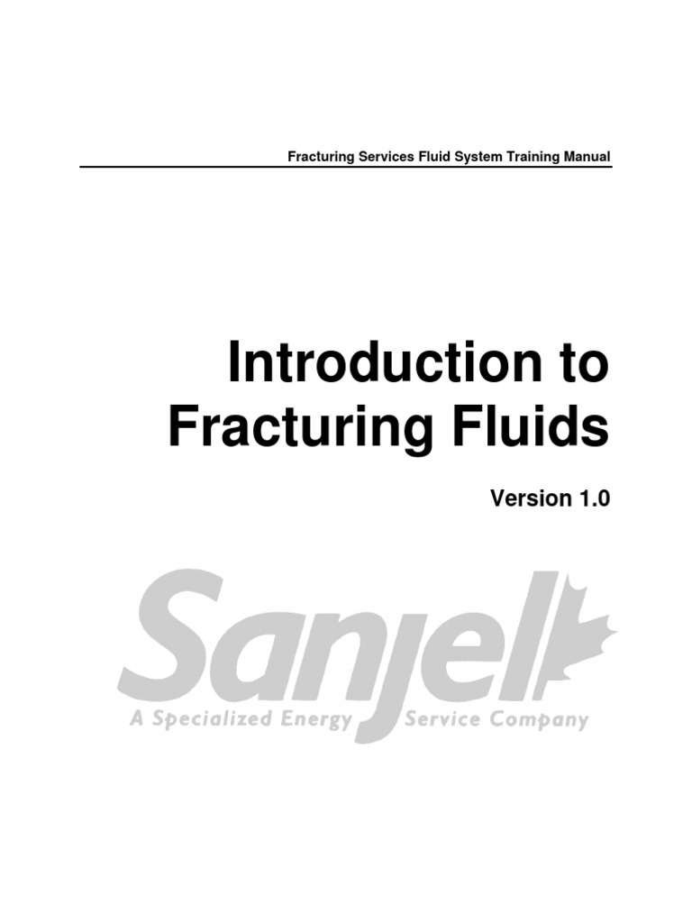 Intro To Frac Fluids | PDF | Shear Stress | Fluid Mechanics