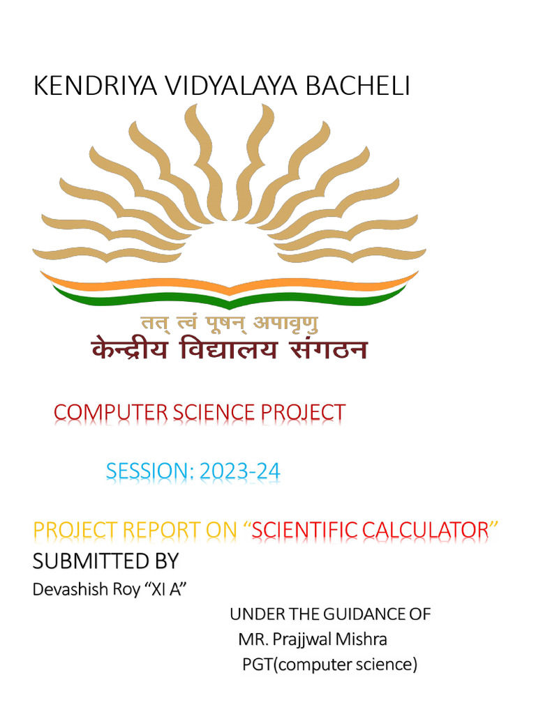 Comp Sci Project | PDF | Trigonometric Functions | Computing