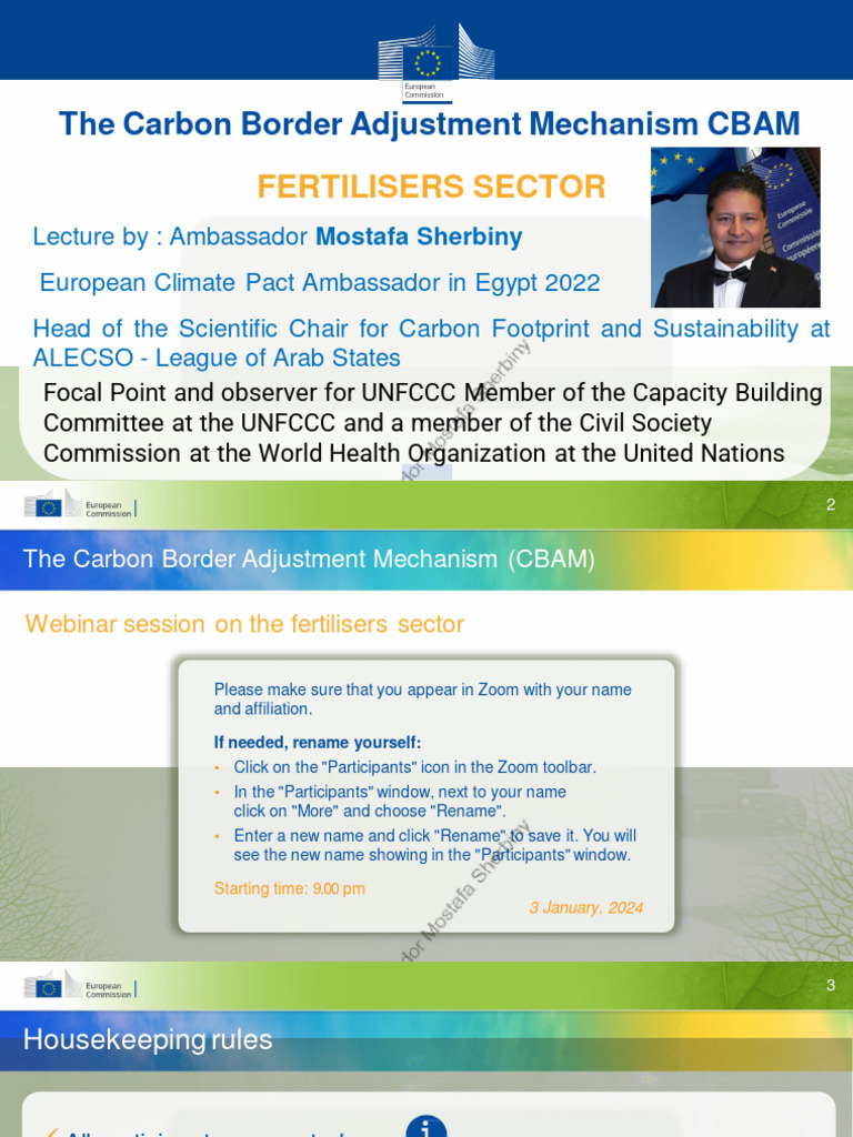 CBAM اسمدة (1) | PDF | Fertilizer | Greenhouse Gas