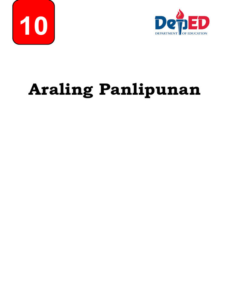 Ap10 Q3 Modyul1 | PDF