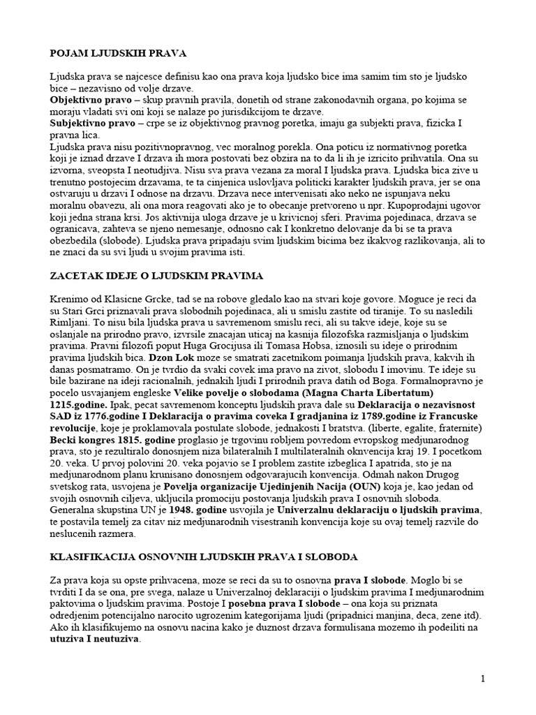 Ljudska Prava | PDF