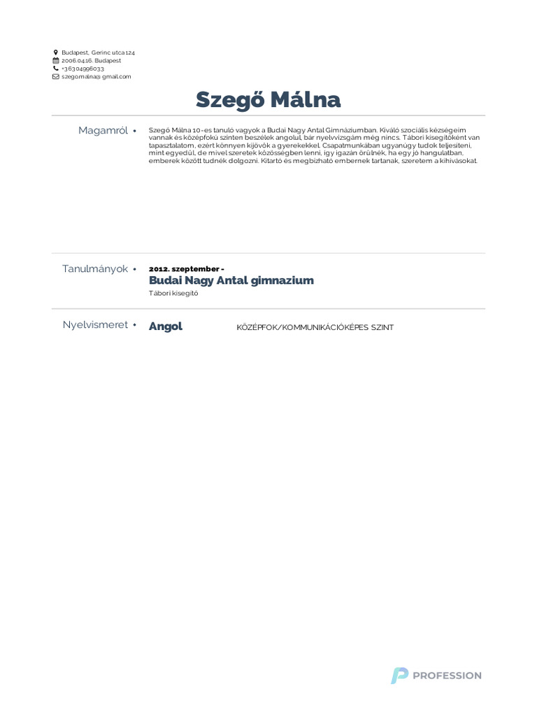 Szego Malna CV 20220613110618 | PDF Szego Malna CV 20220613110618 | PDF