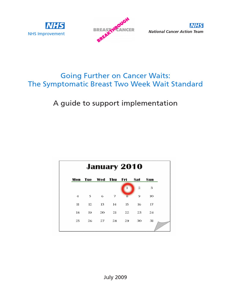Symptomatic Breast Standard | PDF | National Health Service | Nursing