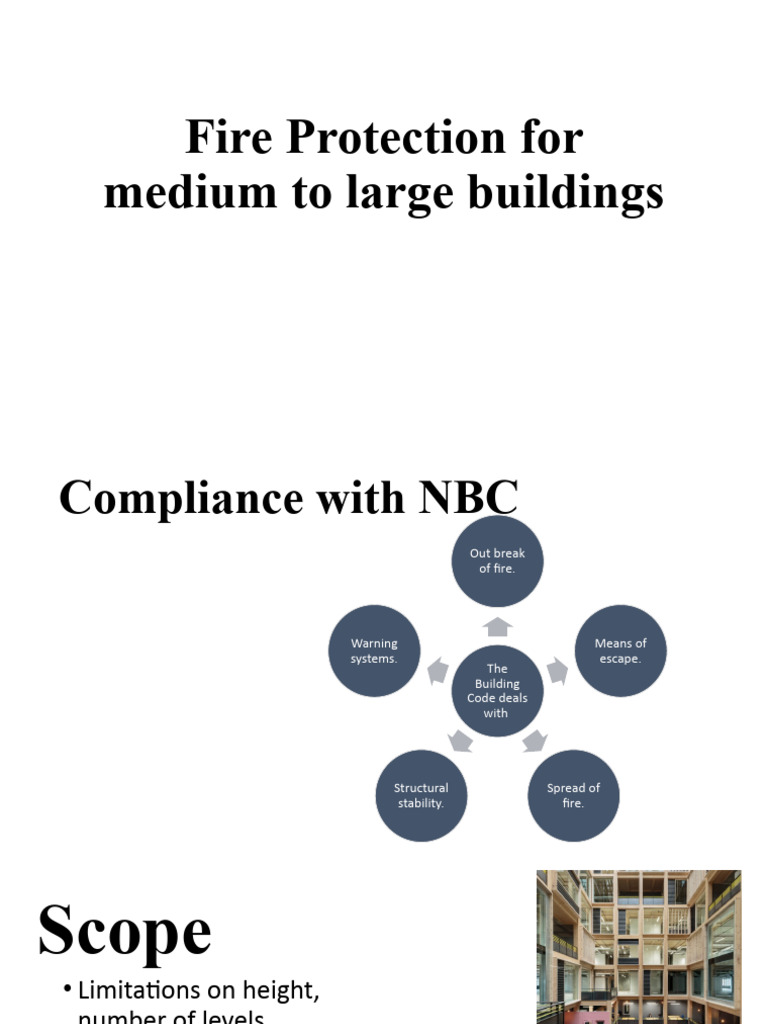 Fire Safety Compliance in Large Buildings | PDF | Fire Safety | Wall