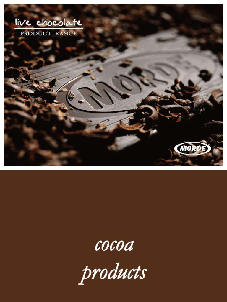Morde Chocolate Product Overview | PDF | Desserts | Doughnut