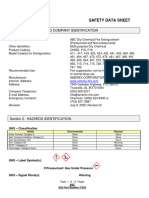 ABC Dry Powder Fire Extinguisher Safety Data Sheet | PDF | Water ...