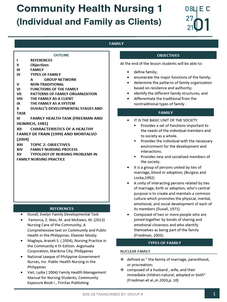 Family Structures & Health Nursing Guide | PDF | Family | Marriage
