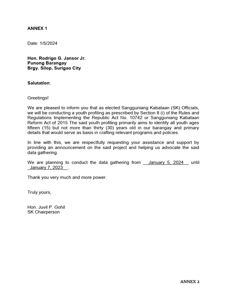 KK PROFILING - MEMORANDUM CIRCULAR Guidelines - KK Profiling - June 08 ...