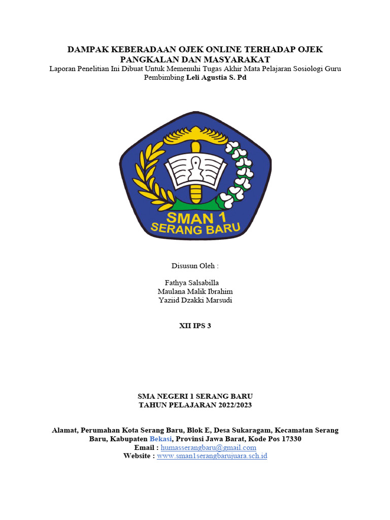 Konflik Ojek Online dan Pangkalan | PDF | Ilmu Sosial | Seni