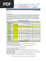 TimeTable - Grade 9 | PDF