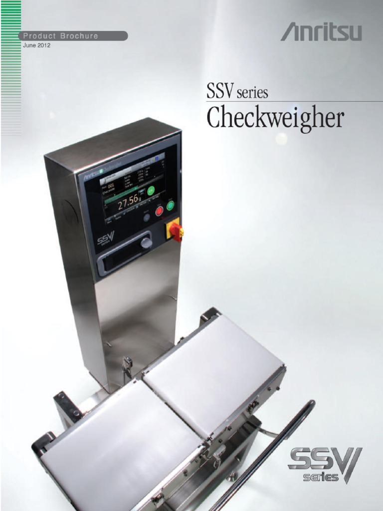 Folleto Checkweigher SSV | PDF