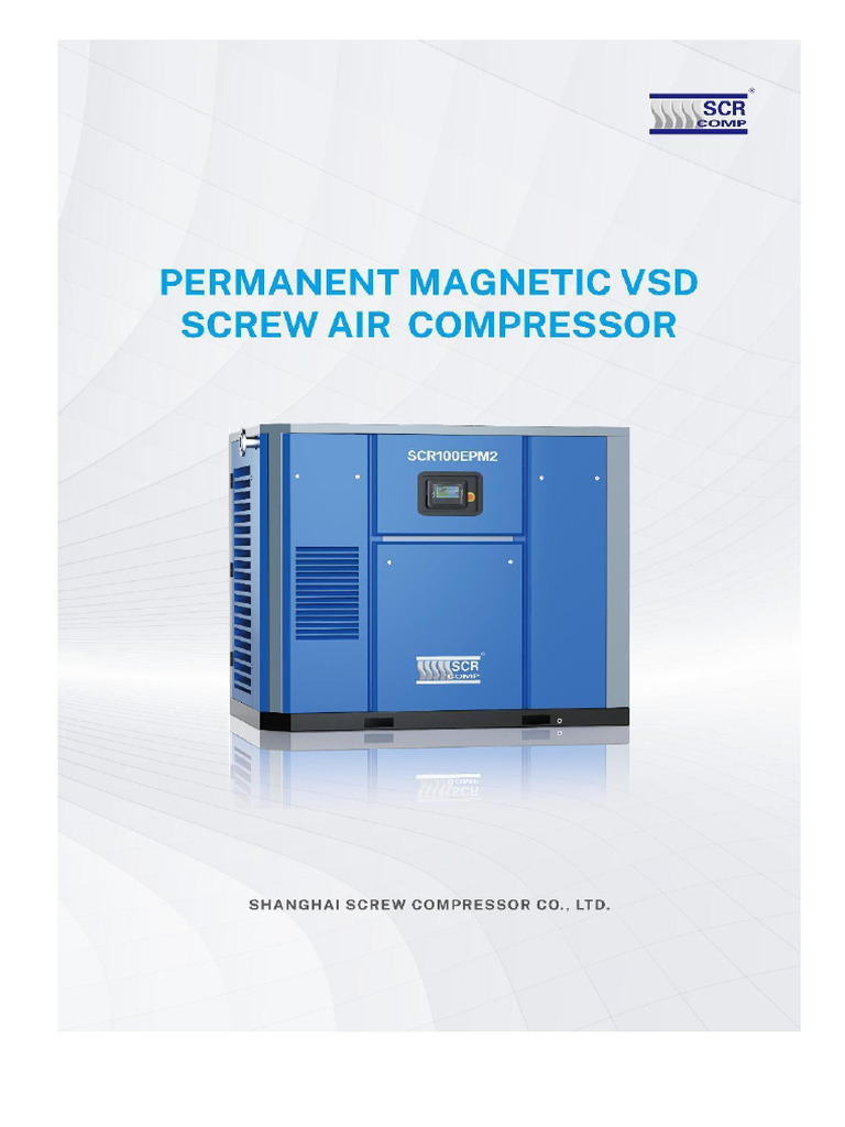 TECHINCAL DATA SHEET FOR COMPRESSOR SCR20EPM-8 AND 100EPM2-8 (1) | PDF | Electric Motor | Power ...