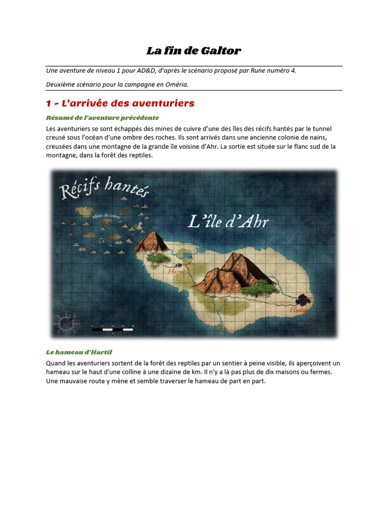 Galtor : La Malédiction d'Ispar | PDF