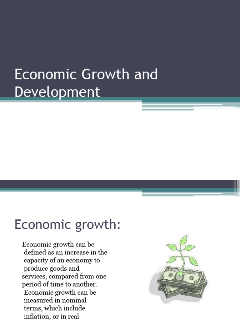 Macro Economics - Growth and Development | PDF | Gross Domestic Product | Economic Growth