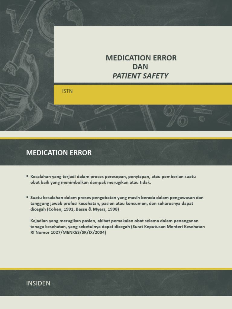 11. MEDICATION_ERROR_DAN_PATIENT_SAFETY | PDF