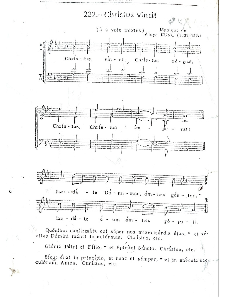 Christus Vincit 1 | PDF