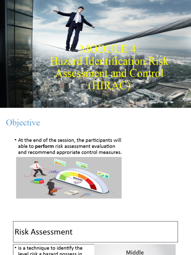 Module 4 Hirac | PDF | Risk | Hazards