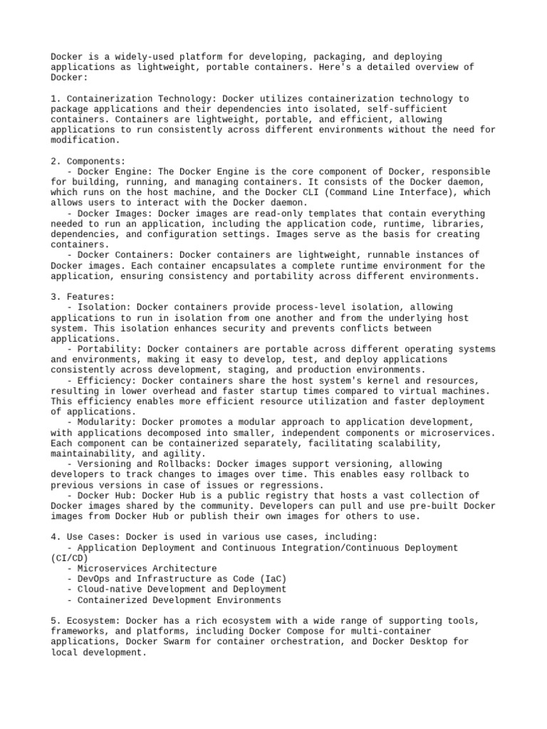 Docker | Download Free PDF | Computer Architecture | Computing
