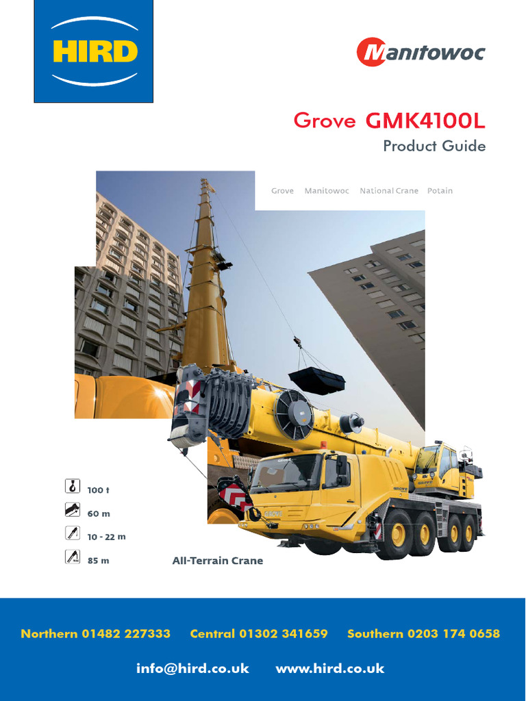 Hird 4100L | PDF | Crane (Machine) | Brake