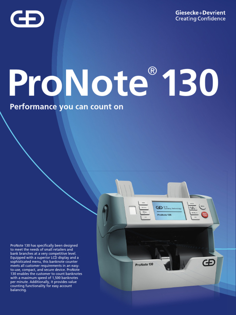 GD Brochure ProNote 130 en | Download Free PDF | Currency | Usb