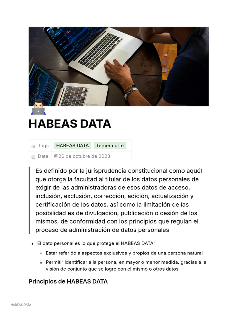 Habeas Data | PDF | Información | Justicia