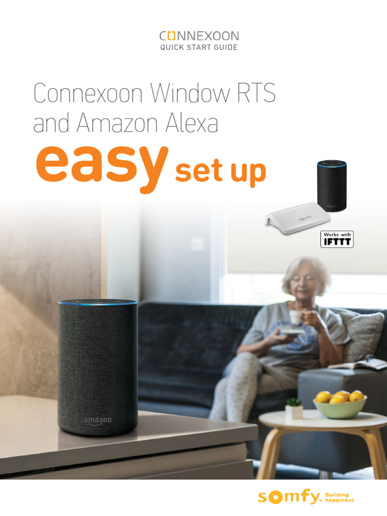 Som34355somfy Connexoon Window Rts Ifttt Quick Start Guide Amazon | PDF | Mobile App | Online ...