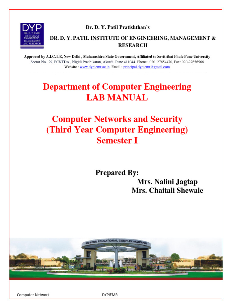 CNS Lab Manual | PDF | Computer Network | Network Switch CNS Lab Manual | PDF | Computer Network | Network Switch