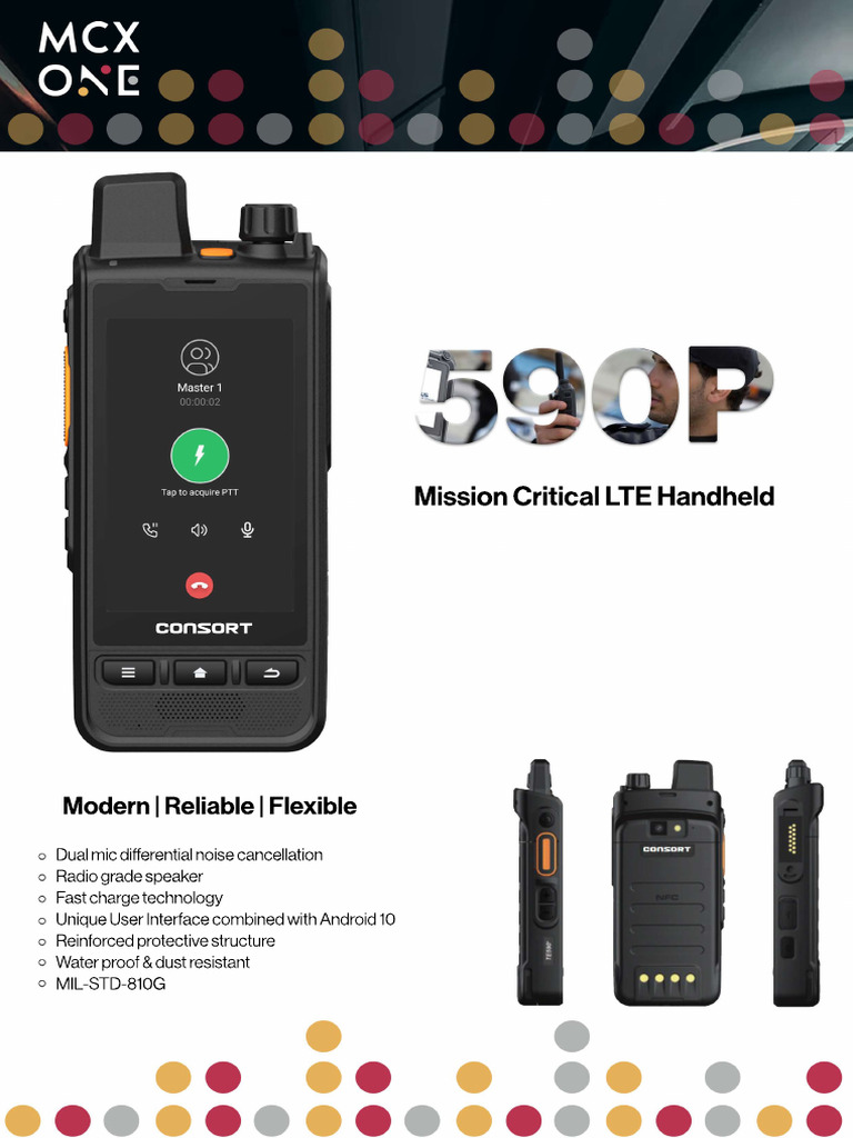 MCX ONE Consort 590P | PDF