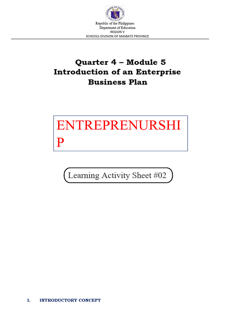Las Entrep | PDF | Business Plan | Entrepreneurship