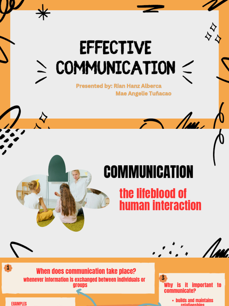Efcom What Is Communication - Alberca - Tunacao | PDF | Communication | Information
