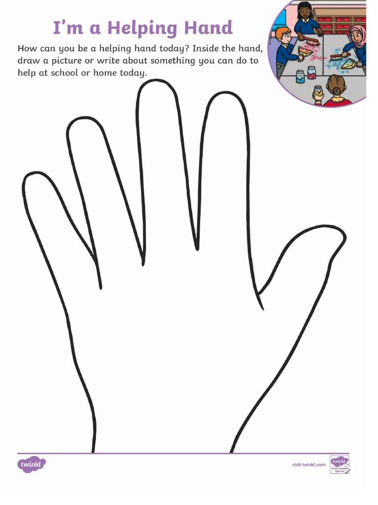 T TP 1658399934 Im A Helping Hand Activity Sheet - Ver - 1 | PDF