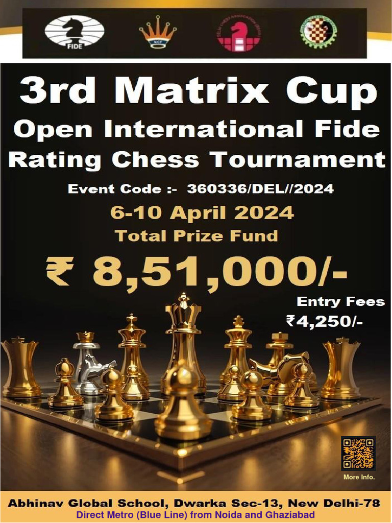 3rd Matrix Cup 2024 | PDF | Chess | Traditional Board Games