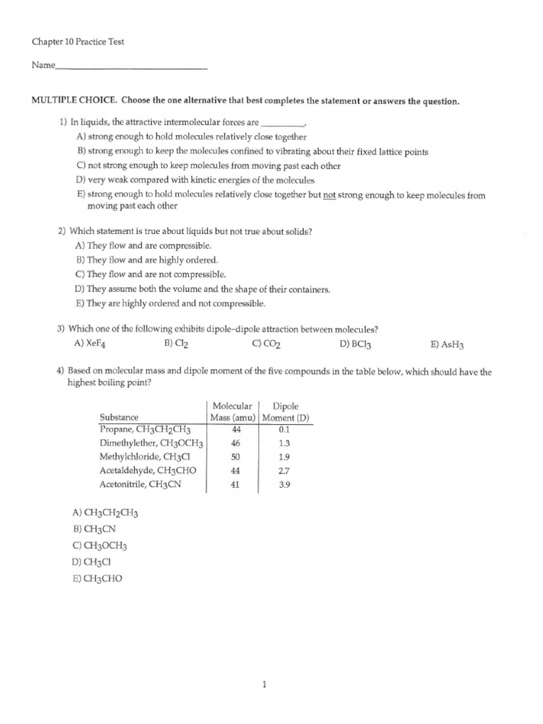 Practice Test 10 | PDF