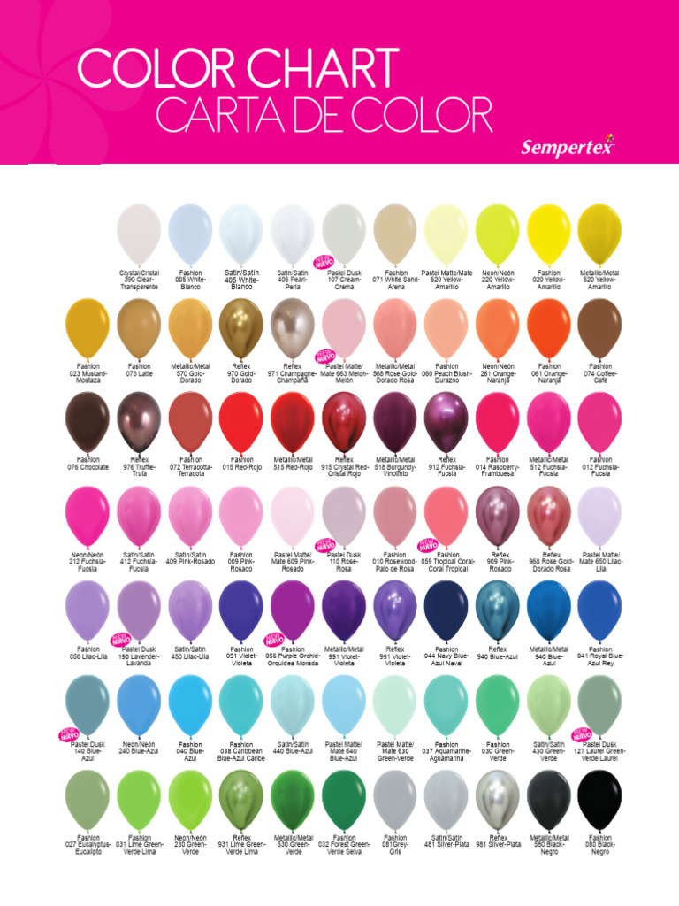 Catalogo Globos Sempertex | PDF | Color | Artistic Techniques