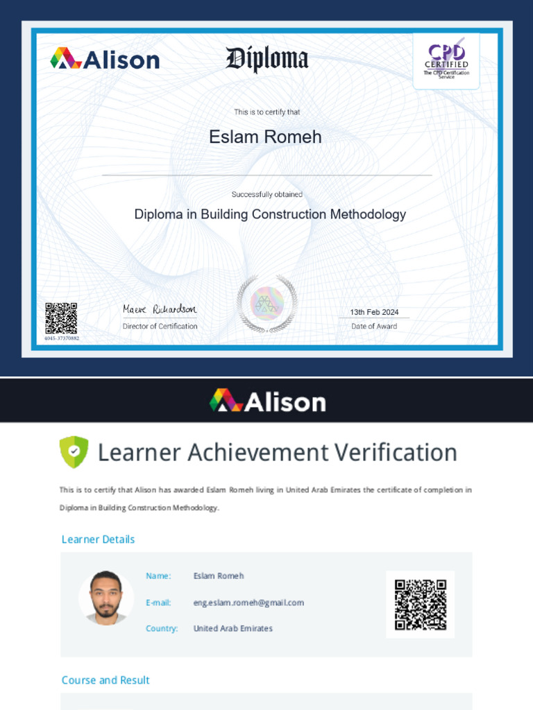 Diploma in Building Construction Methodology | PDF