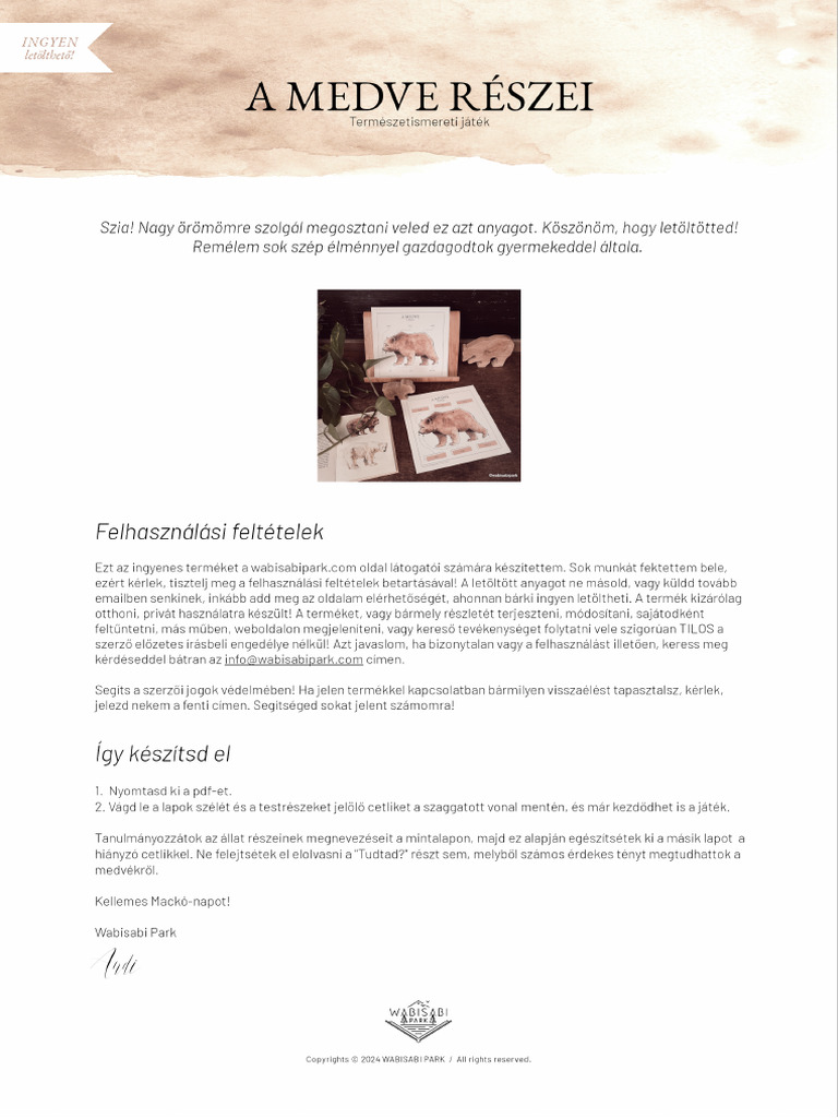 A Medve Reszei | PDF