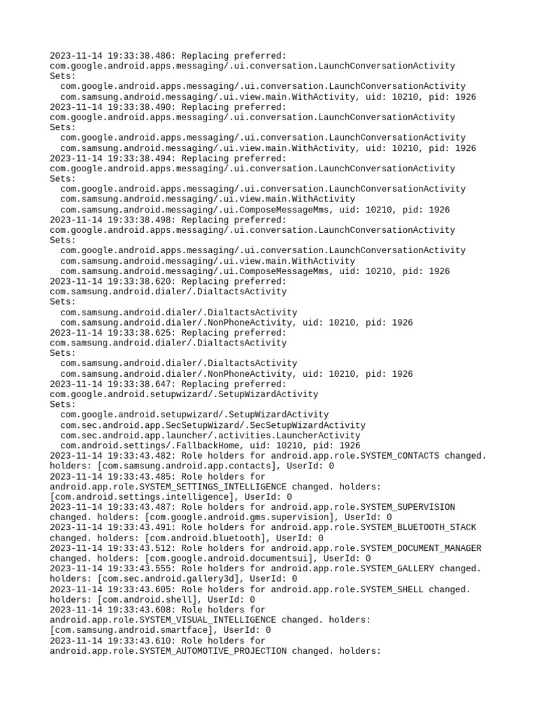 PM Debug Info | PDF | Android (Operating System) | Mobile App