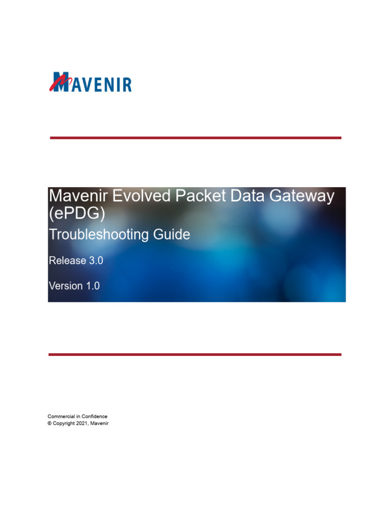 Mavenir ePDG Troubleshooting Guide 3 0 | PDF | Command Line Interface ...