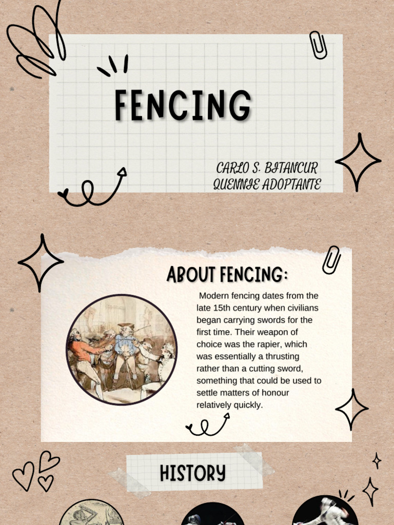 FENCING | PDF | Fencing | Indoor Sports