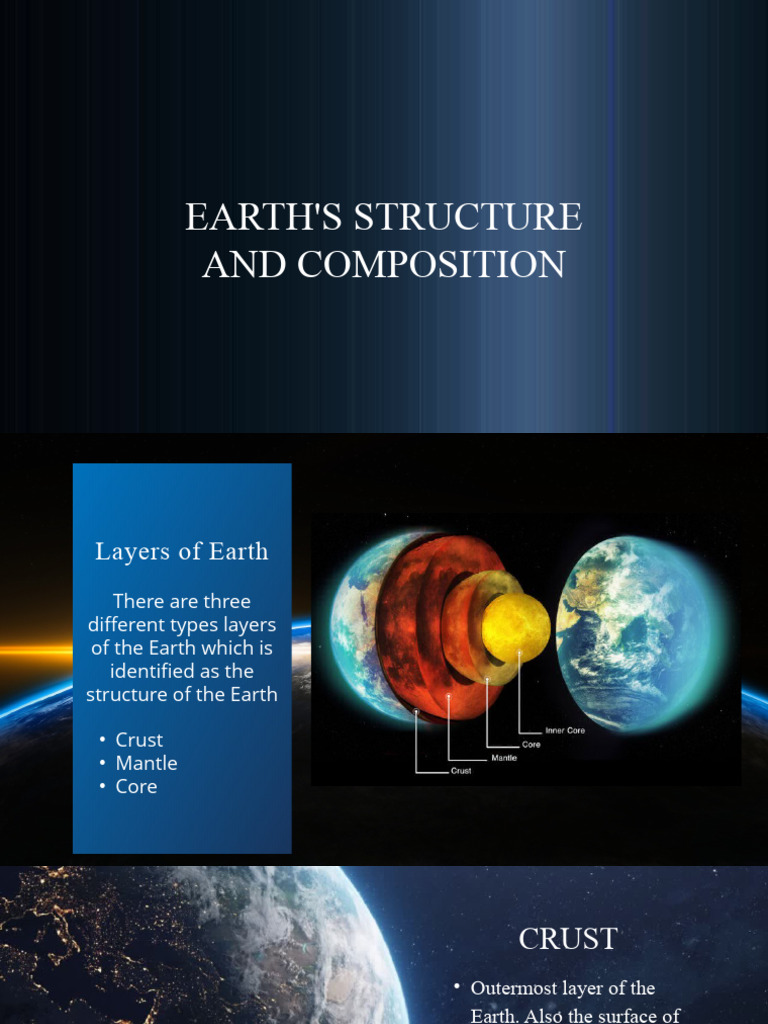Earth's Layers: Crust, Mantle, Core | PDF | Crust (Geology) | Earth