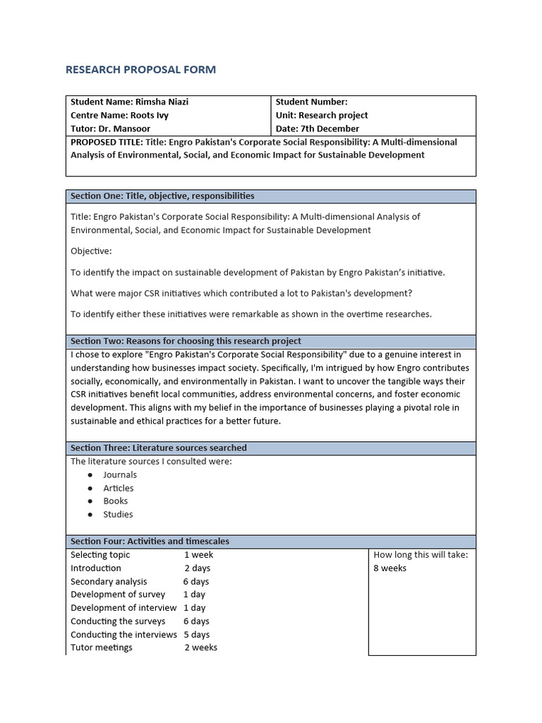Research Pro | PDF | Corporate Social Responsibility | Information