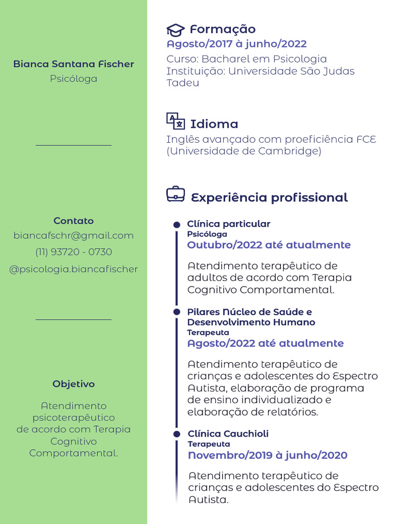 Curriculo Bianca | PDF | Ciências e Matemática